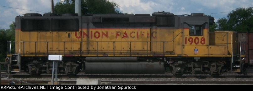 UP 1908, engineer's side